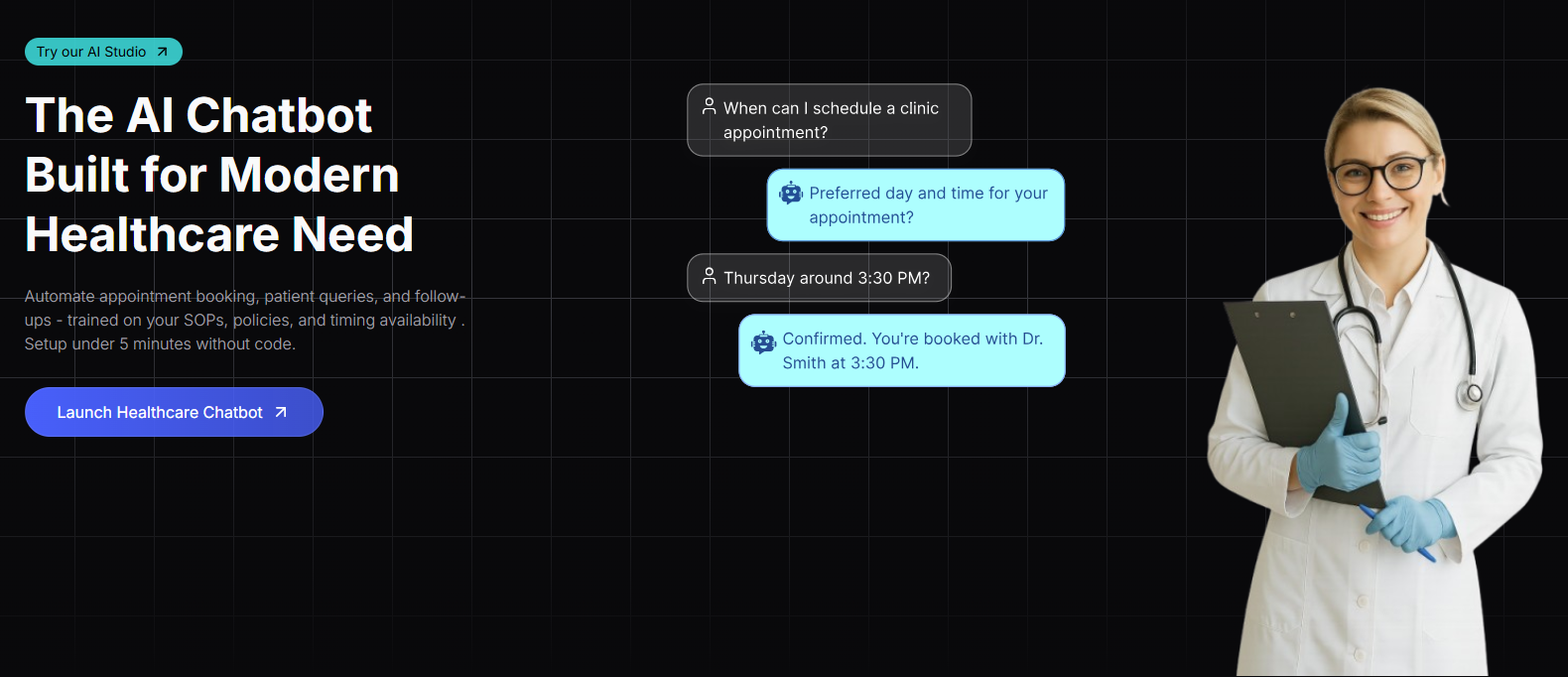 Healthcare AI Chatbot for Efficient Support | YourGPT
